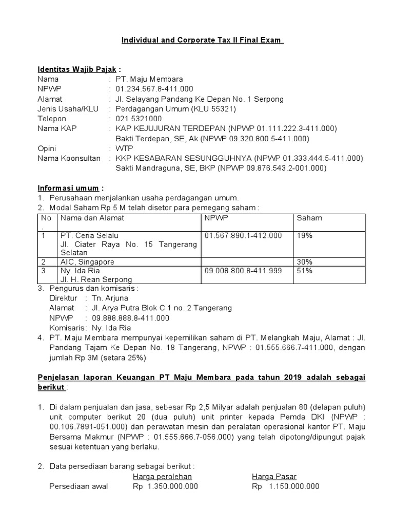 Final Exam Fall 2020 - 1 | PDF