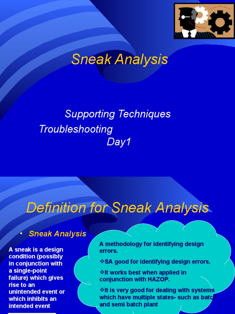 Sneak Analysis: Supporting Techniques Troubleshooting Day1 | PDF ...