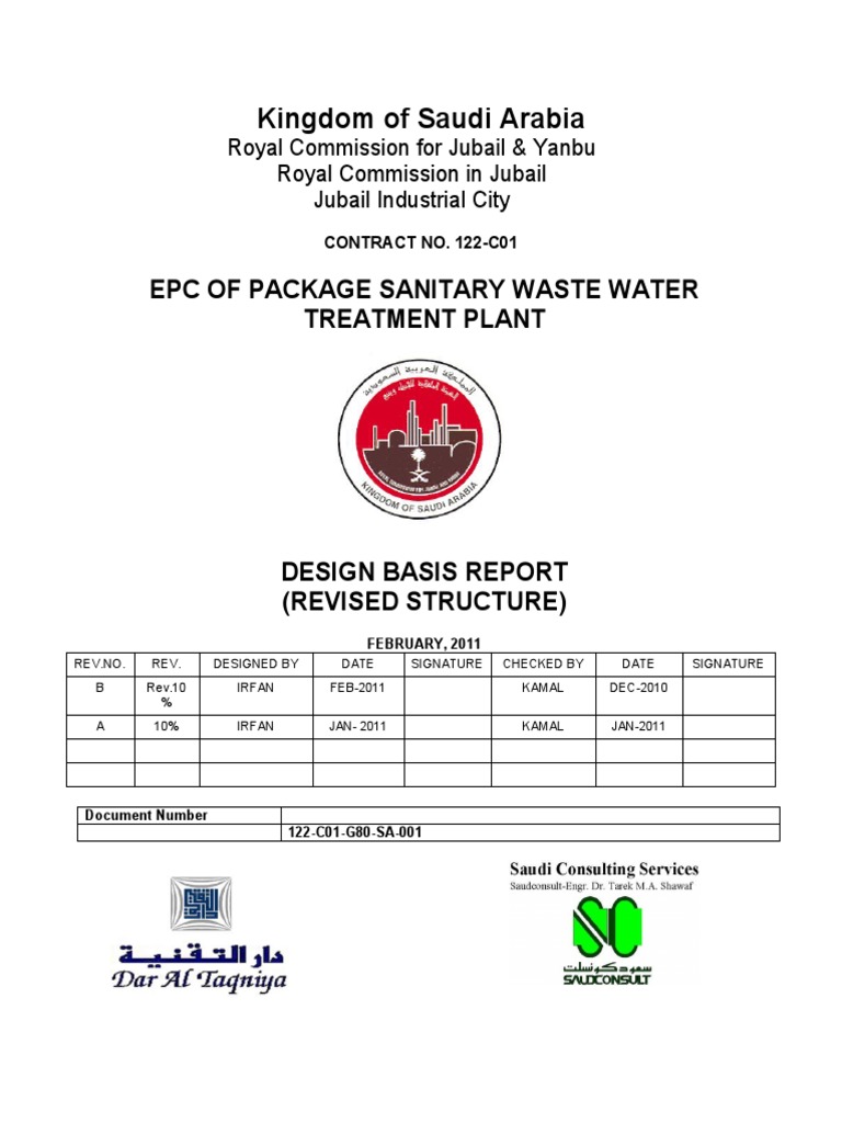 Kingdom of Saudi Arabia: Epc of Package Sanitary Waste Water Treatment ...