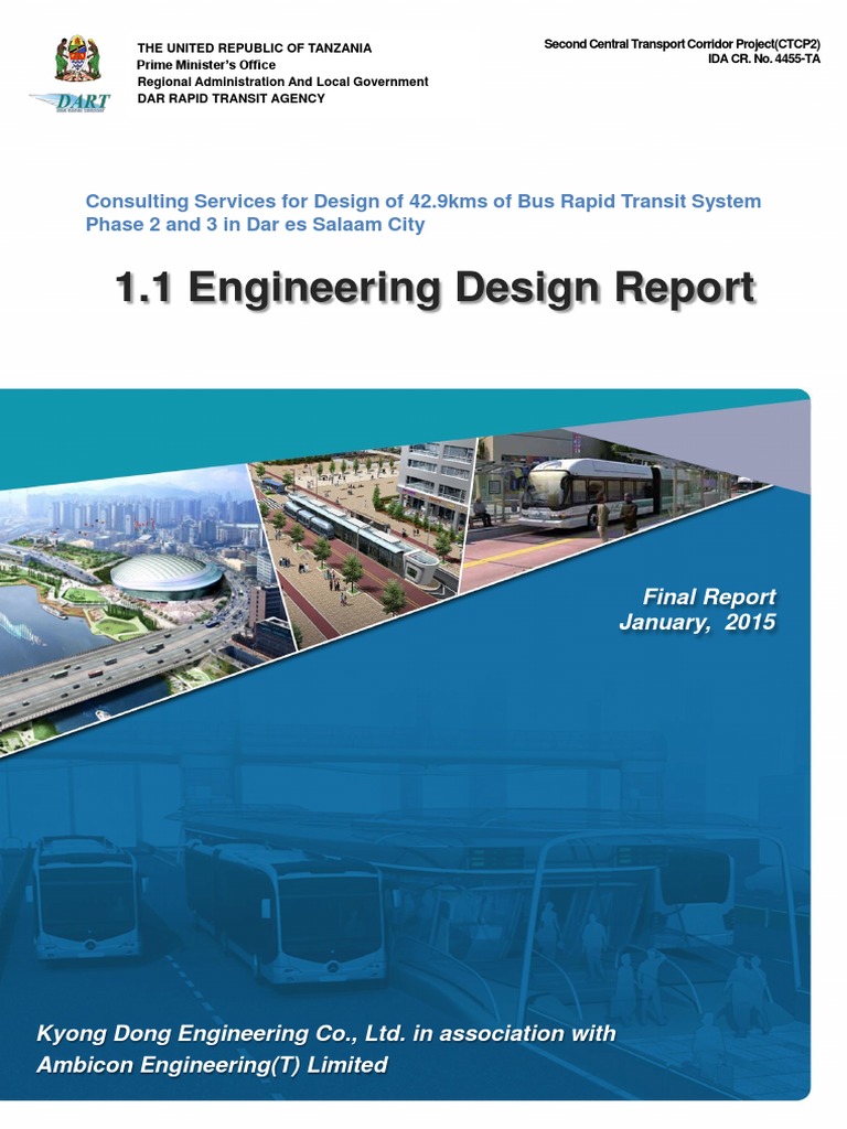 VOL 1.1-Engineering Design Report For Roadway and Station-Final2 PDF ...