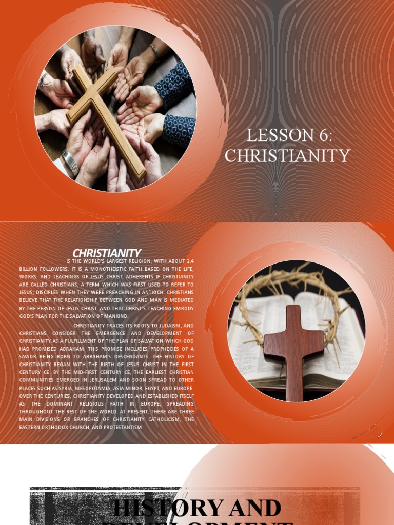 Lesson 6 Christianity | PDF | Christian Church | Catholic Church