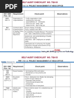 Sample Audit Report ISO 9001 2015 | PDF | Risk | Quality Management System
