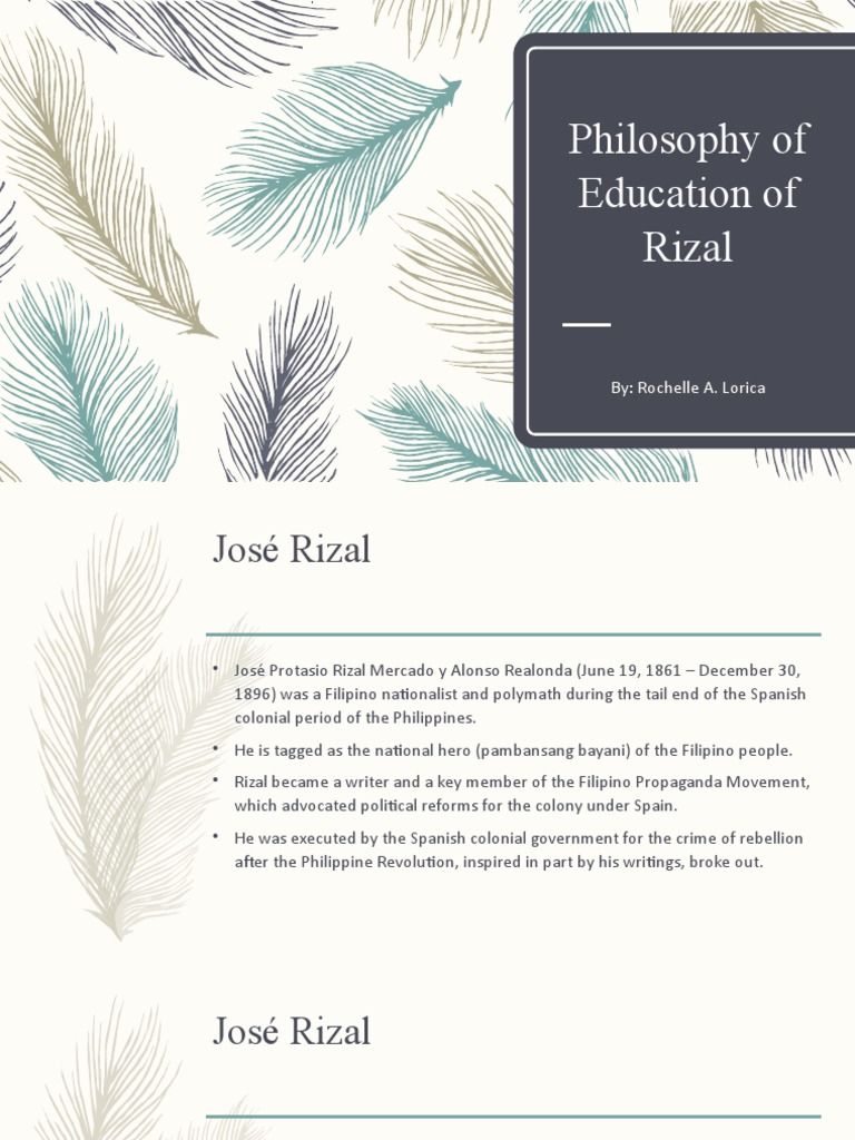 Philosophy of Education of Rizal | PDF | Religious Education | Science