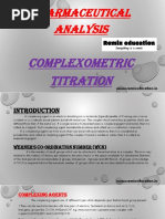 Complexometric Titration | PDF | Coordination Complex | Chemistry