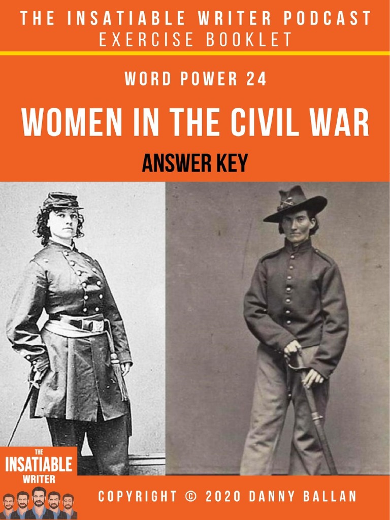 Word Power 24 - Women in The Civil War Answer Key | PDF