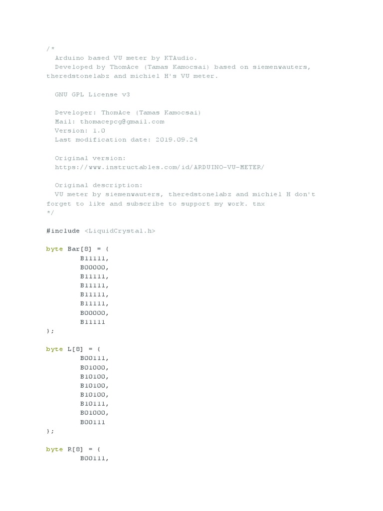Arduino VU Meter | PDF | Digital Technology | Software Engineering