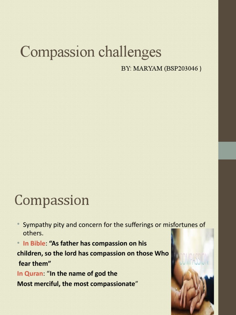 Compassion in Promoting Girls' Education | PDF