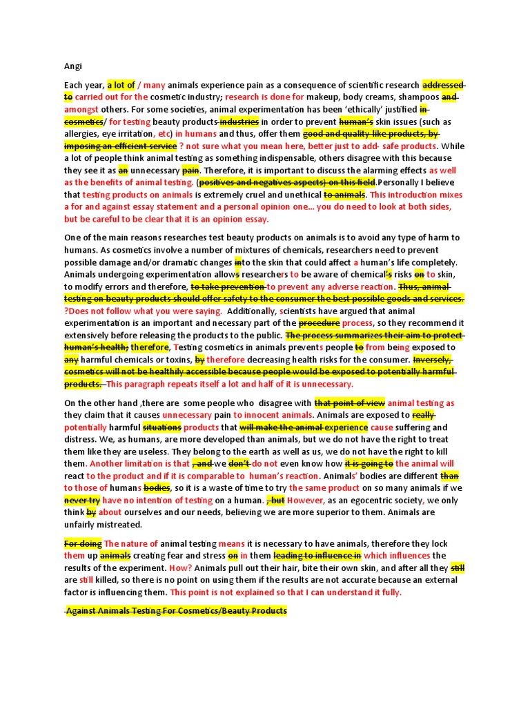 Animal Testing | PDF | Animal Testing | Cosmetics