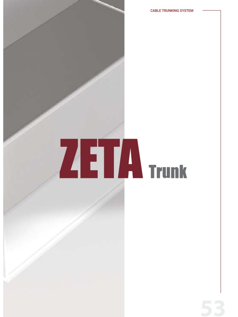 Cable Trunking System | PDF | Building Materials | Equipment