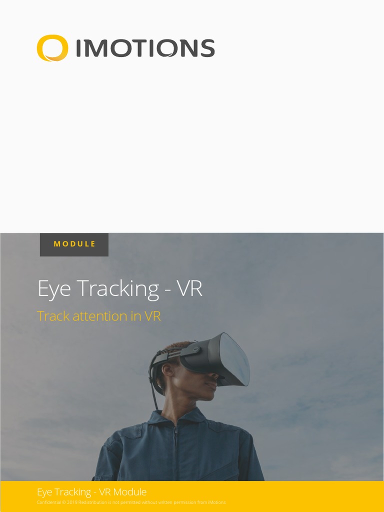 Eye Tracking - VR: Track Attention in VR | PDF | Virtual Reality | Htc Vive