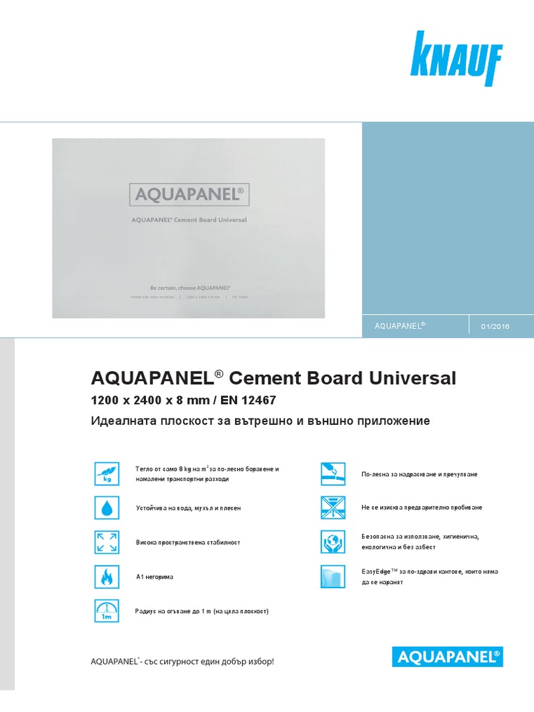 Aquapanel Universal BG | PDF