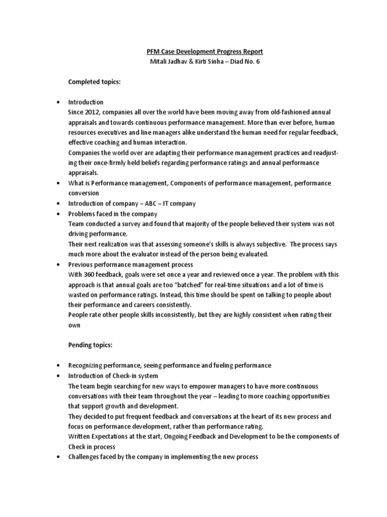 Case Study - Dyad No.6 | PDF