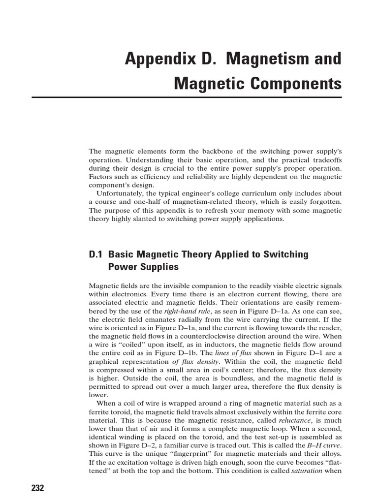Magnetic Components | PDF | Inductor | Transformer