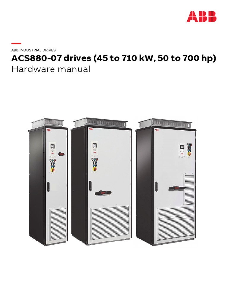 ACS880-07 Drives (45 To 710 KW, 50 To 700 HP) | PDF | Electric Motor ...