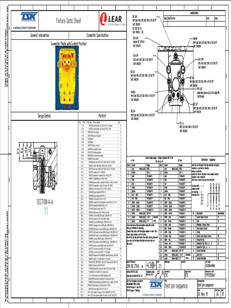 Fixture Data Sheet: General Information Connector Specification ...