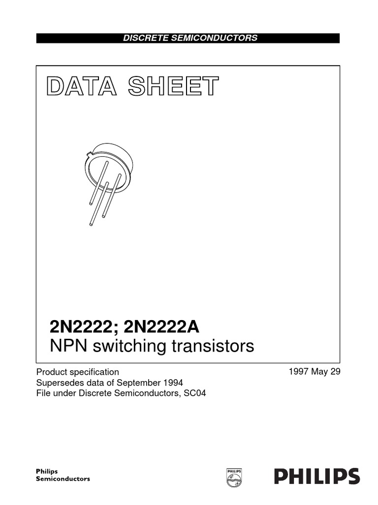 2n2222 Datasheet PDF | PDF | Computers