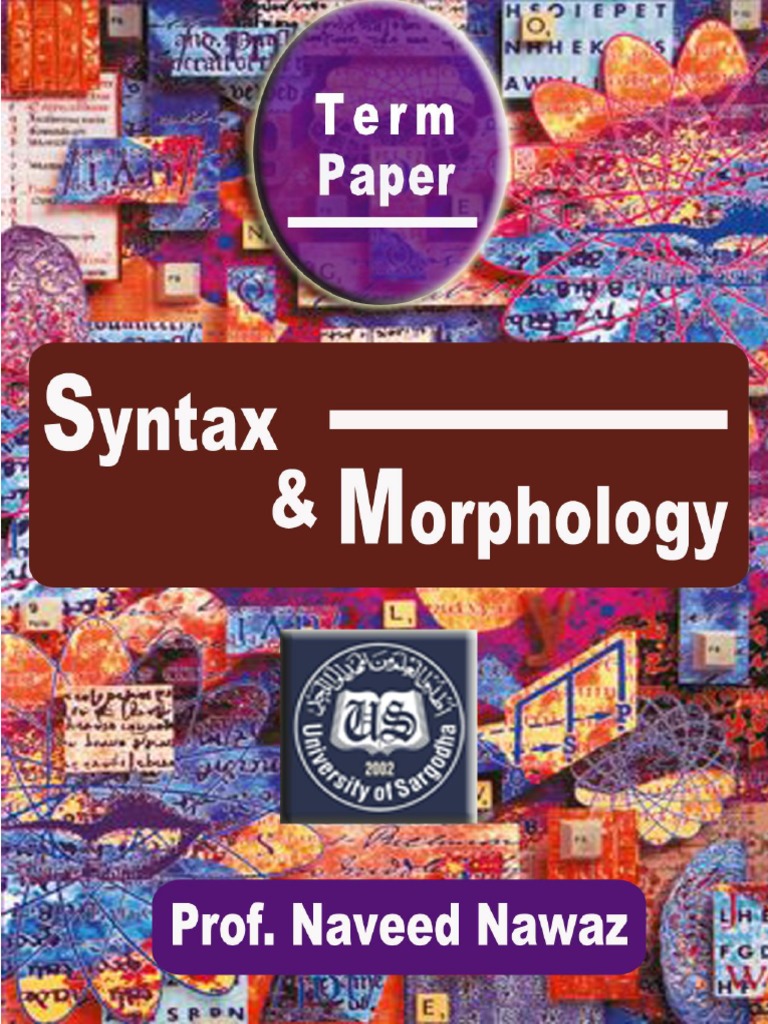 Syntax and Morphology | PDF | Language Acquisition | Syntax