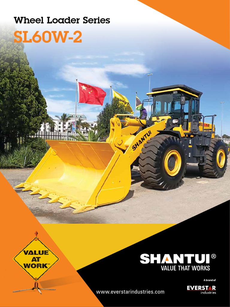 Shantui SL60W 2 - Proof - Speck Sheets PDF | PDF | Brake | Steering