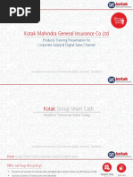 Kotak Group Smart Cash - 3399 | PDF | Insurance | Underwriting