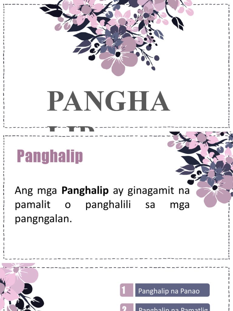 PANGHALIP | PDF