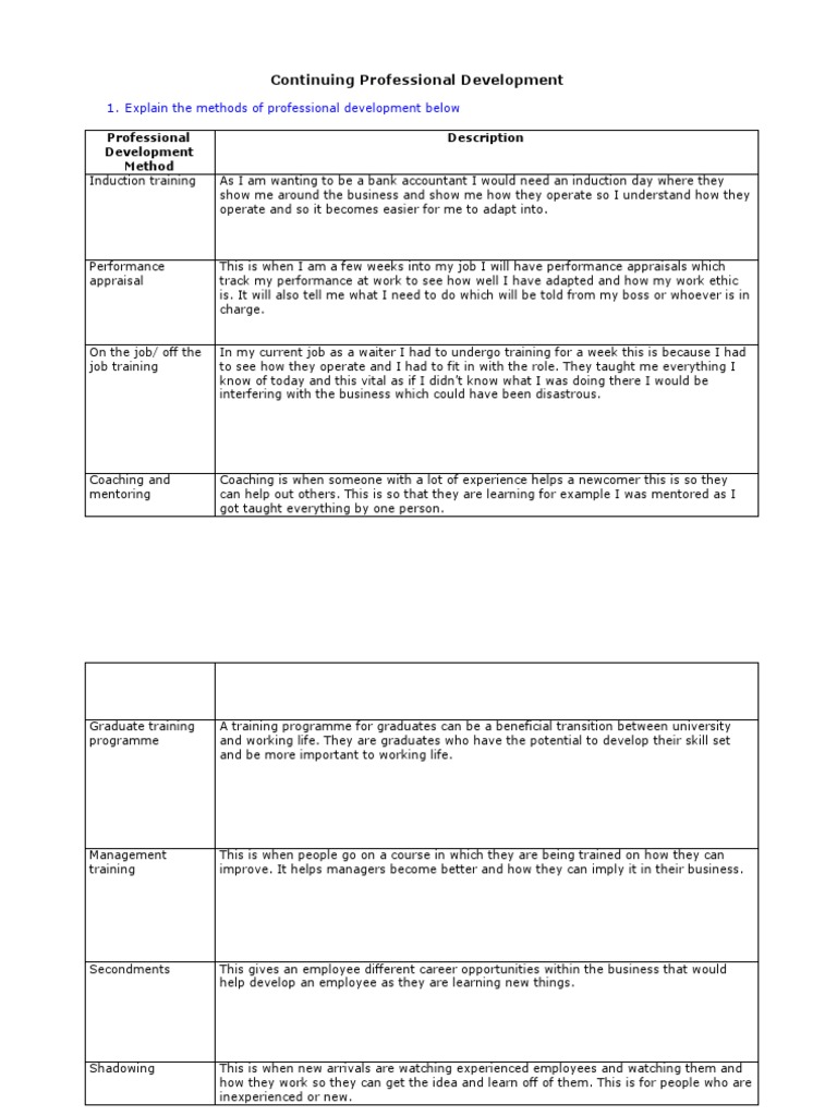 06 Continuing-Professional-Development | PDF | Lifelong Learning ...