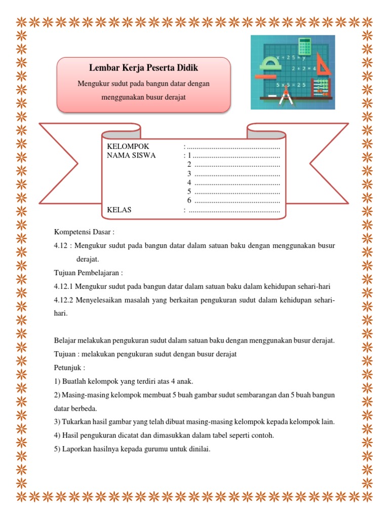 LKPD Kel 1 | PDF | Metode & Bahan Ajar | Griya & Taman