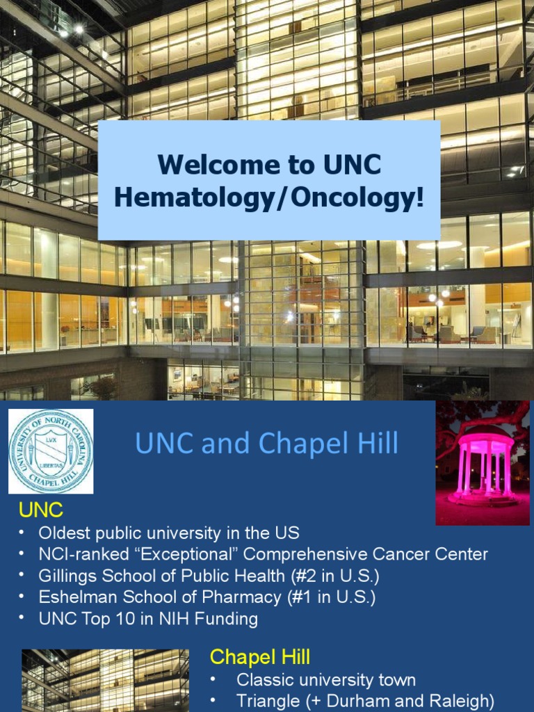UNC Hematology/Oncology Fellowship | PDF | Chemotherapy | Cancer