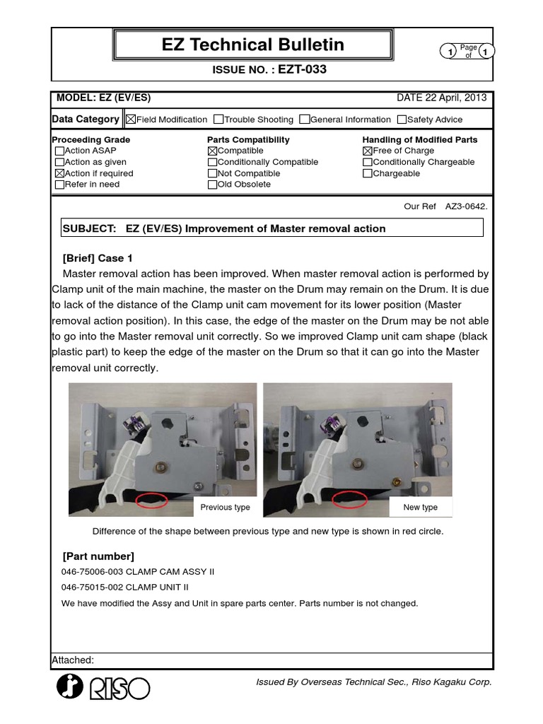 EZ Technical Bulletin: Issue No. | PDF