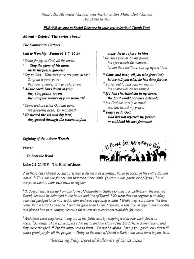 Advent 4 - Proclaim The Savior | PDF | Jesus | Christian Belief And ...