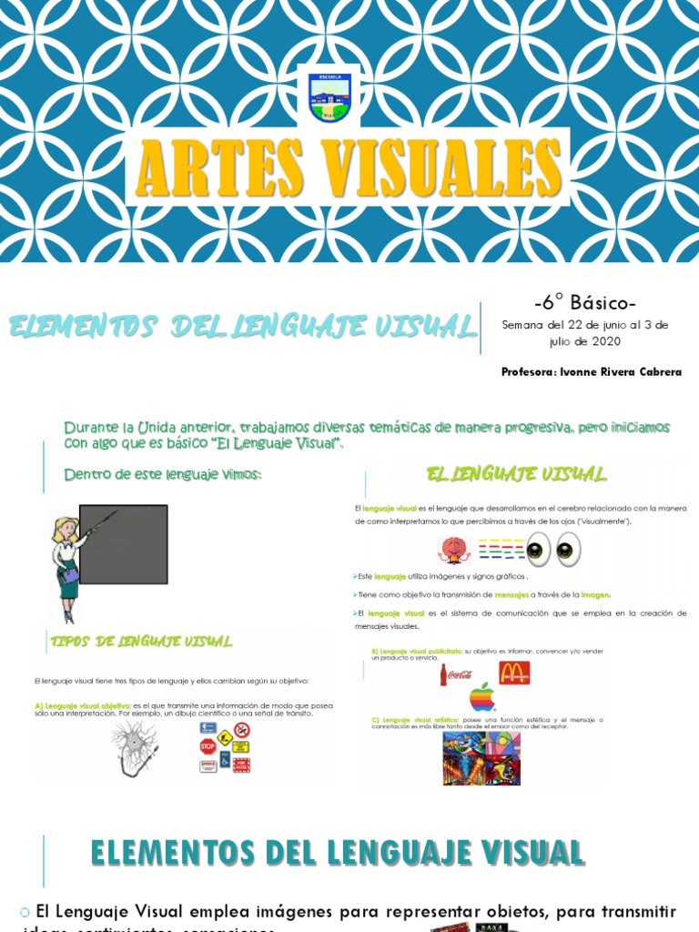 Artes Visuales 6° - Elementos Del Lenguaje Visual II | PDF | Color ...
