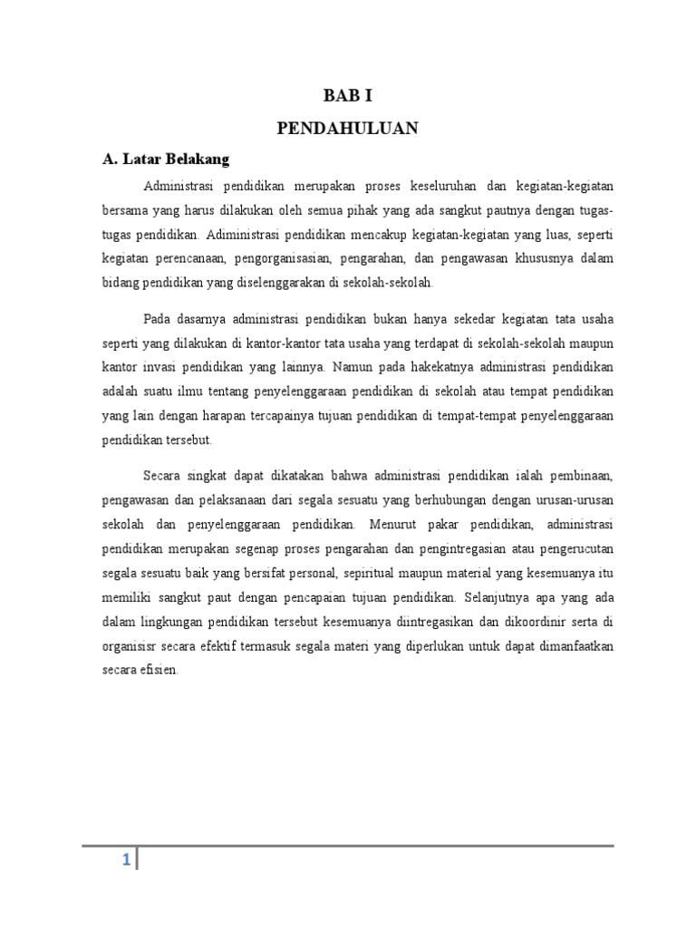 Tujuan Dan Ruang Lingkup Administrasi Pendidikan | PDF | Karier & Perkembangan | Kesehatan Holistik