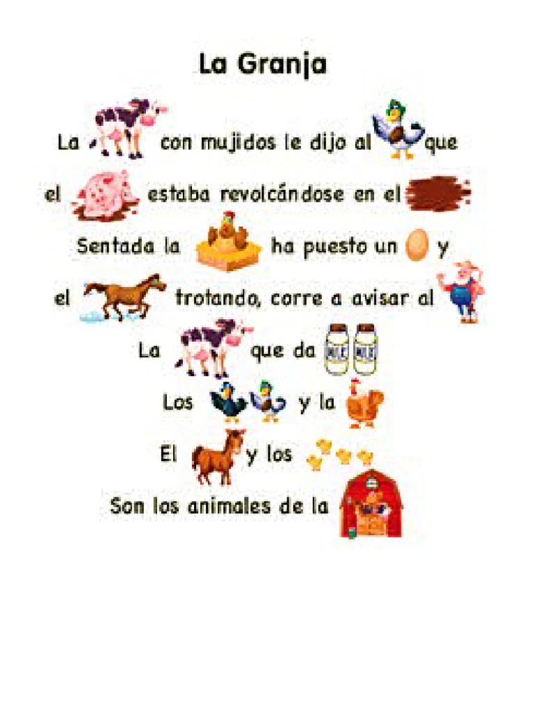 Dos Cuentos Con Pictogramas | PDF