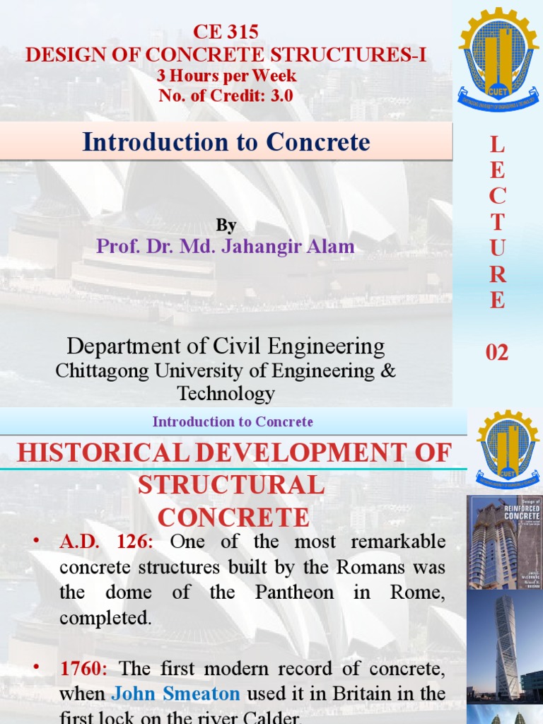 02 Introduction To Concrete | PDF | Reinforced Concrete | Concrete