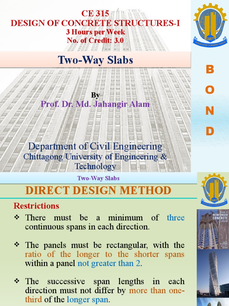 Two-Way Slabs Design Method Guide | PDF | Beam (Structure) | Stiffness