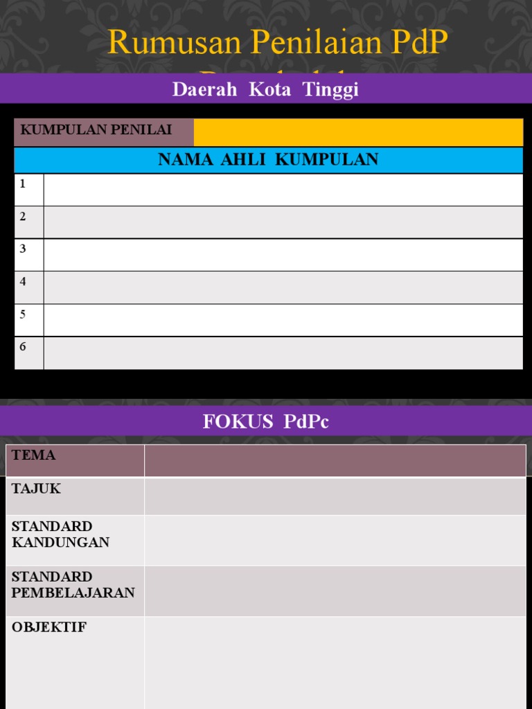 RUMUSAN PRAKTIKAL PDPC PRASEKOLAH | PDF