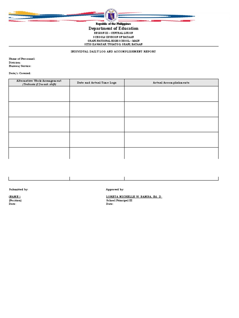 Department of Education: Republic of The Philippines | PDF