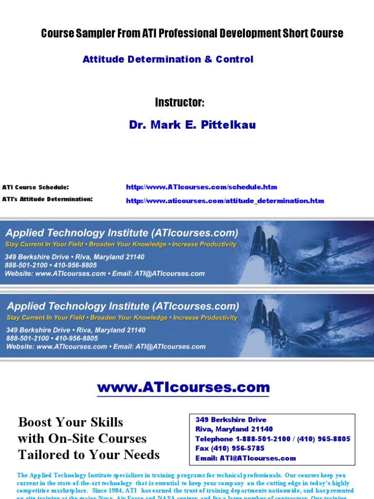 Course Sampler From ATI Professional Development Short Course | PDF ...
