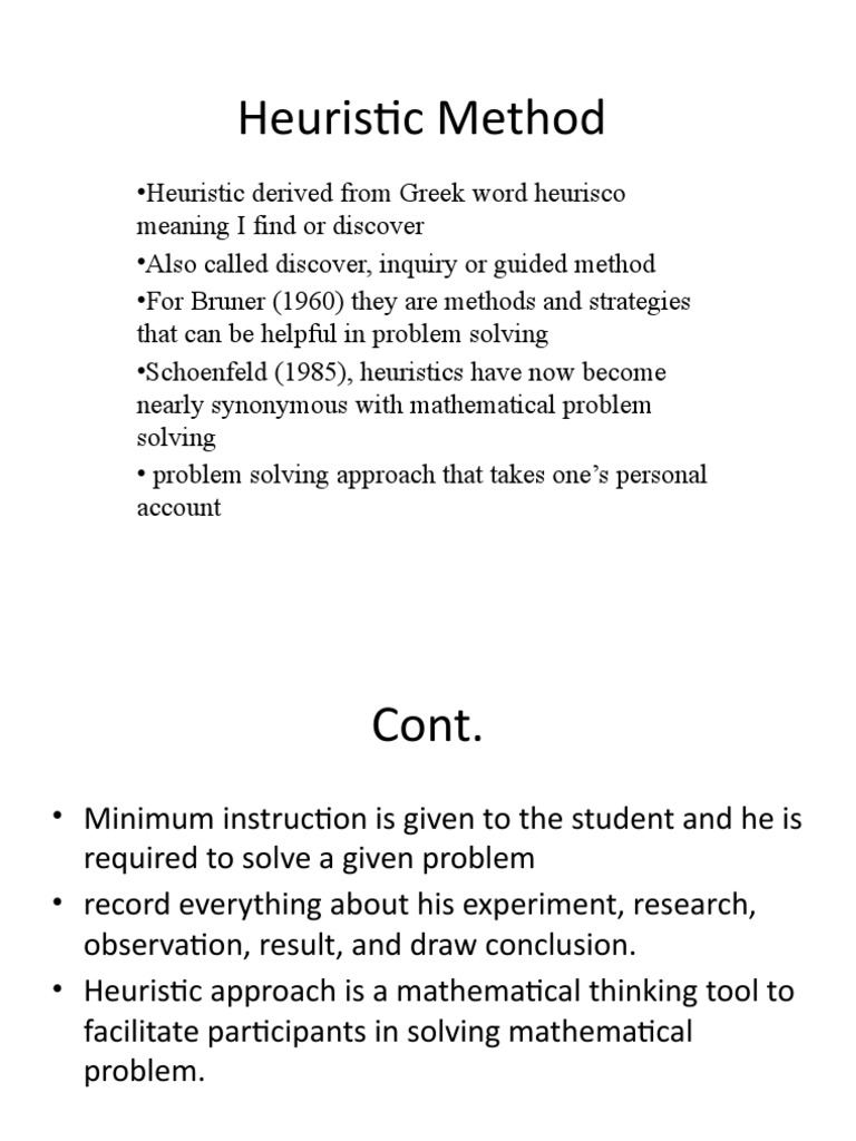 Lec 4 Teaching Methods | PDF | Heuristic | Hypothesis