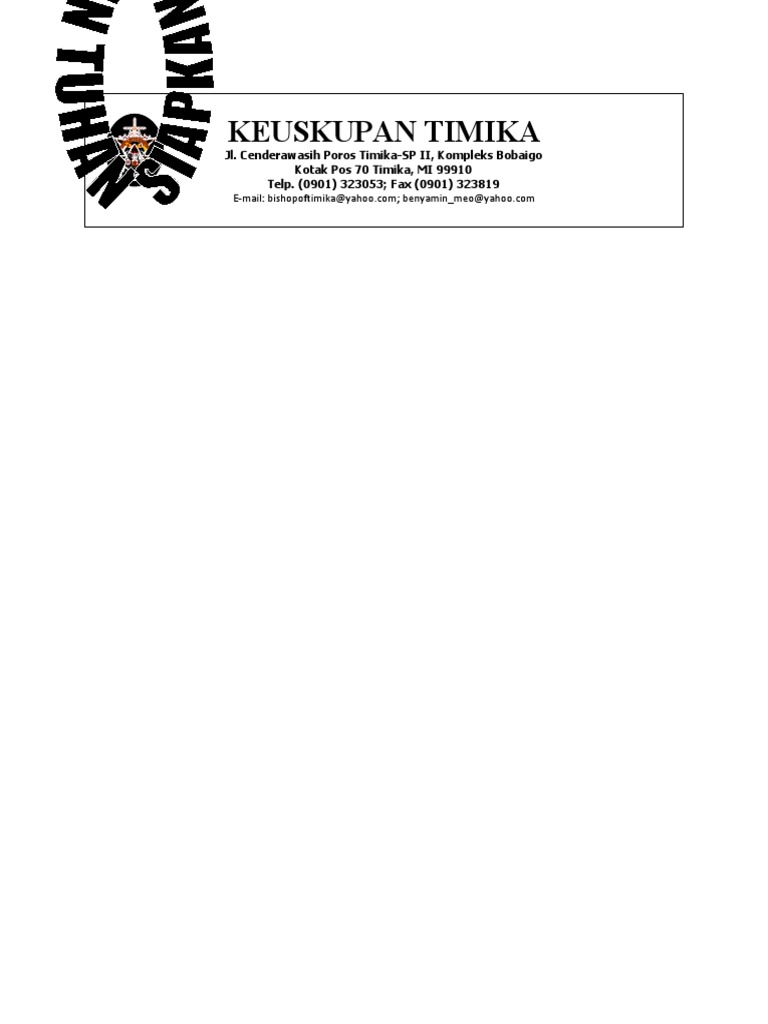 Logo Keuskupan Timika | PDF