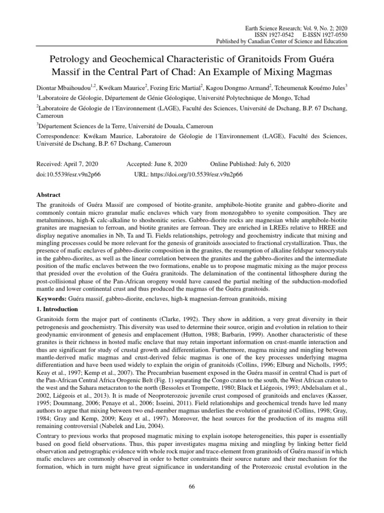 Petrology and Geochemical Characteristic of Granit PDF | PDF | Granite ...
