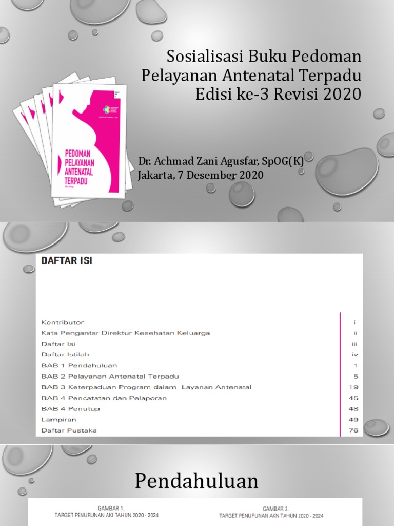 Orientasi Pedoman Antenatal - Aza | PDF