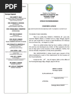 Certification of Leave Credits and Request Letter Format | PDF