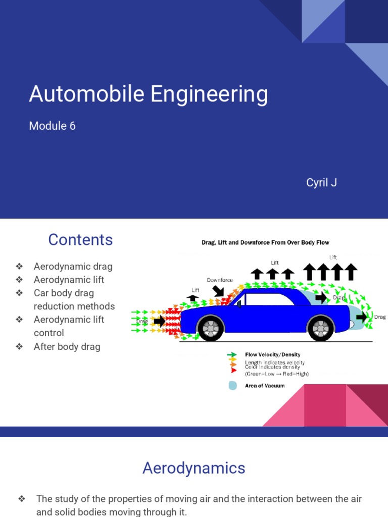 Study Material - Automobile Engineering PPT Module 6-PPT - Module - 6 ...