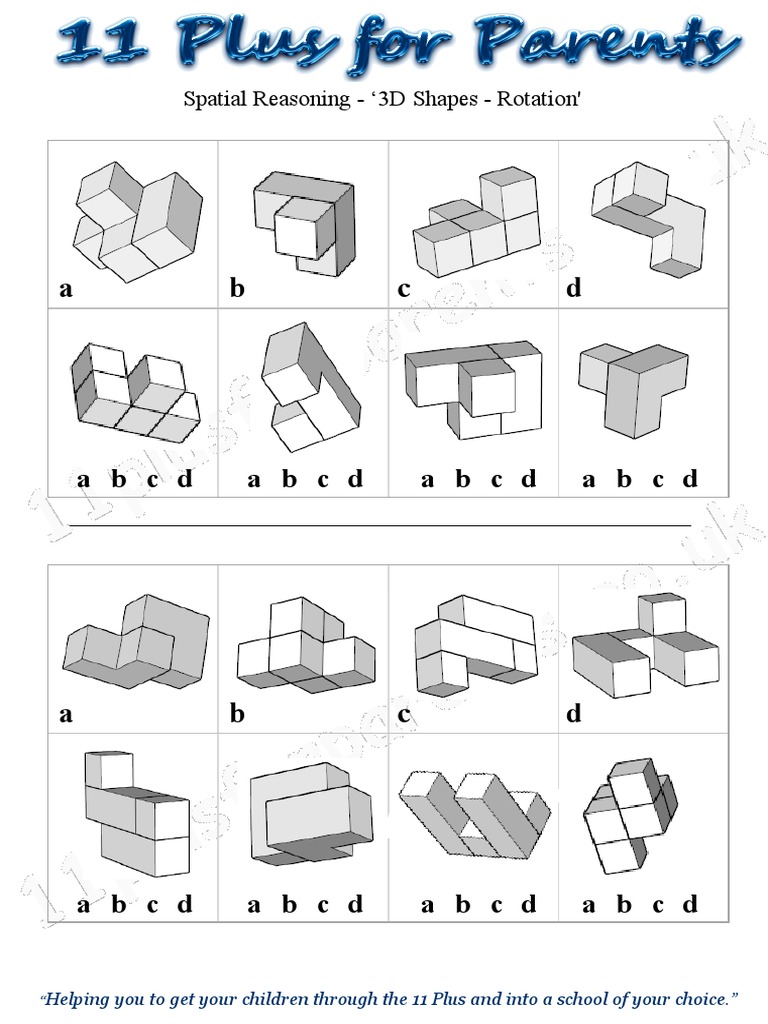 Spatial Rotation Practice | PDF