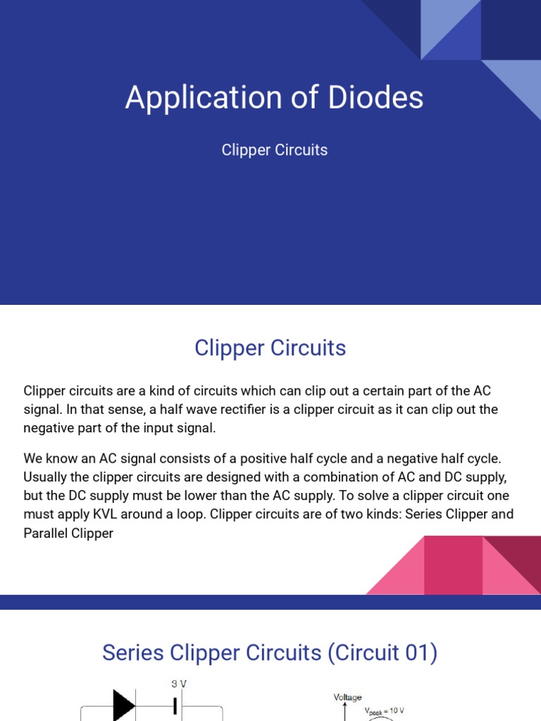 Slide - 06 - Clipper Circuits | PDF