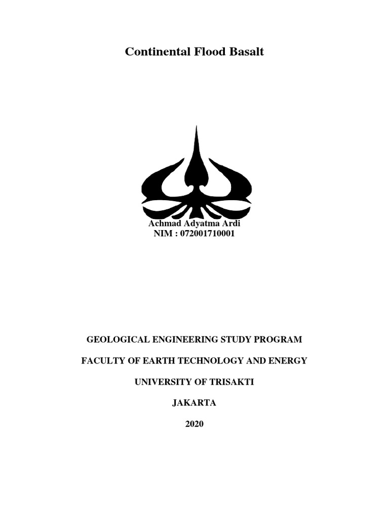 Continental Flood Basalt: Proses dan Petrografi | PDF