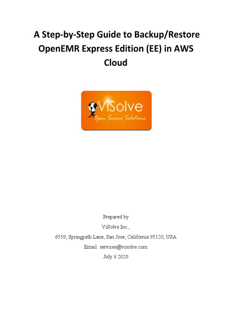 Steps To Backup-Restore OpenEMR Express Edition | PDF | Backup | Directory (Computing)