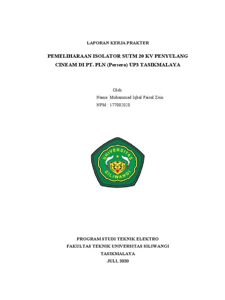 Pemeliharaan Isolator SUTM 20 KV untuk Meningkatkan Keandalan Jaringan ...