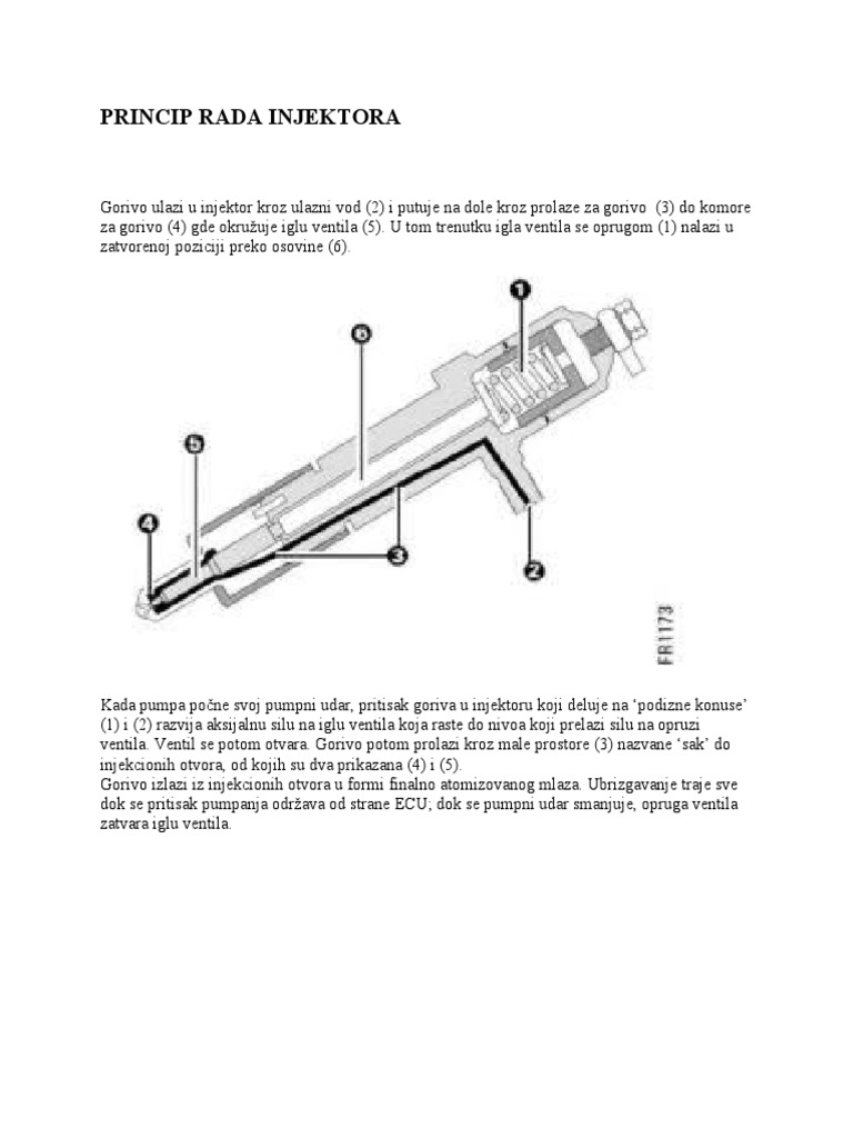 Princip Rada Injektora | PDF