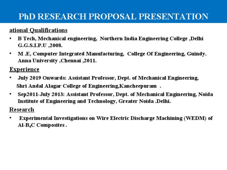 PHD Research Proposal Presentation: Ational Qualifications | PDF | Art ...